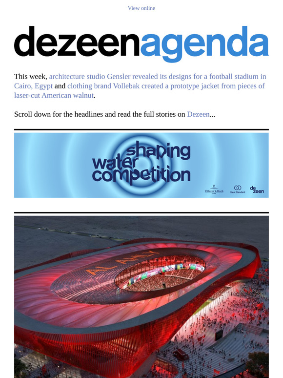 Dezeen: Agenda: Gensler reveals football stadium with "sunken pitch ...