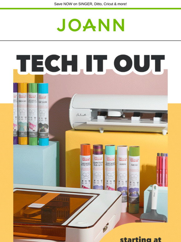 JoAnn: Spring sewing & craft tech starting at $49! | Milled