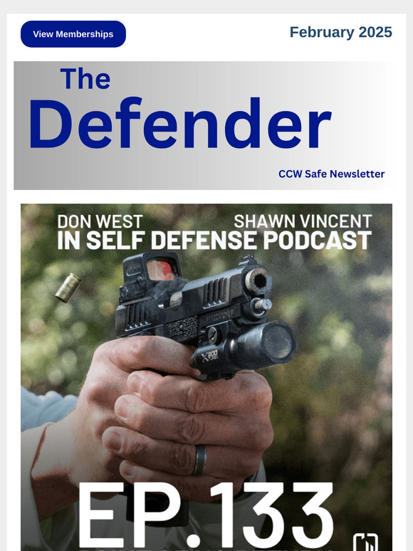 CCW Safe: The Defender: Shawn Vincent discusses Point of No Return | Milled