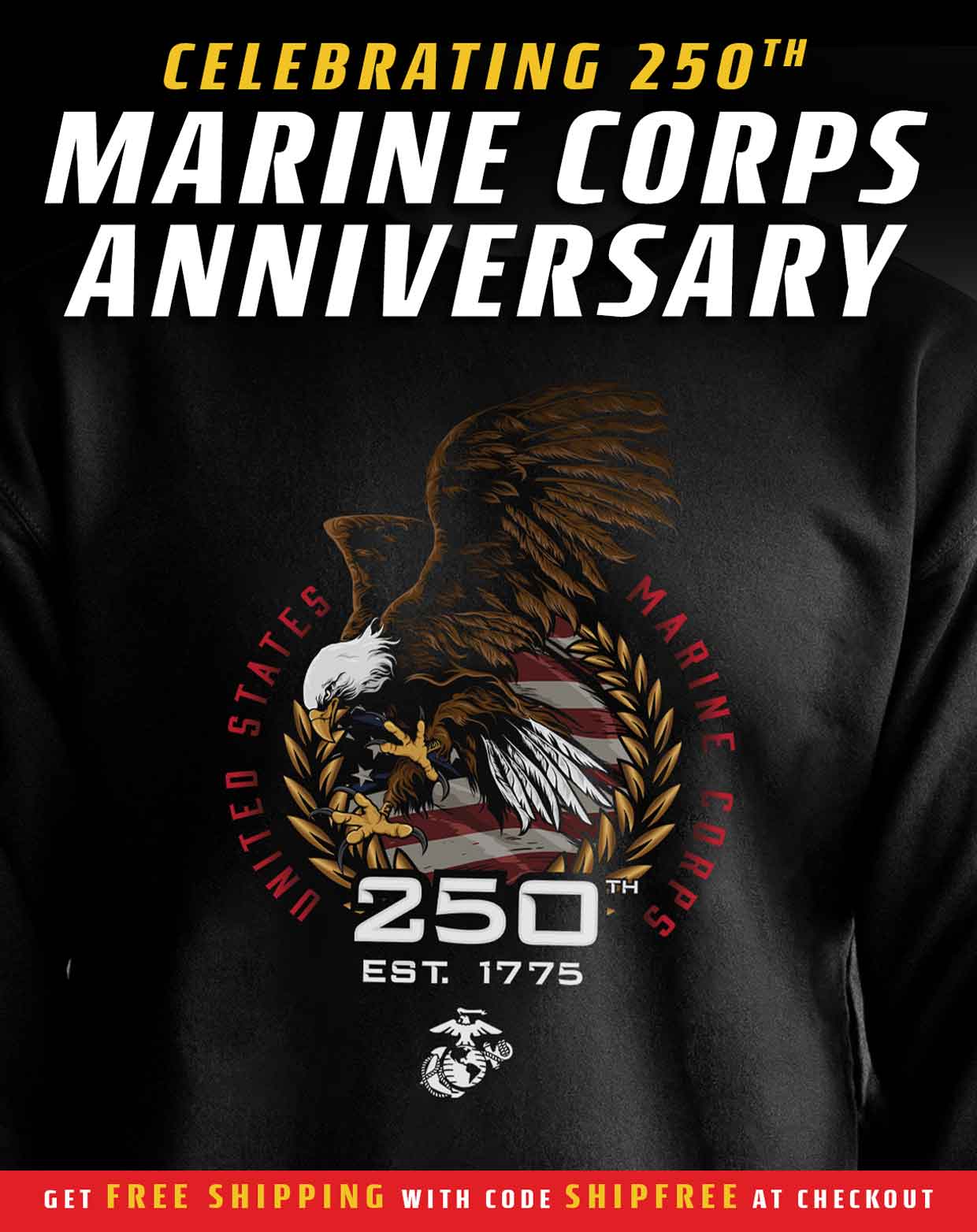 Sgt. Grit Marine Specialties: New 250th Marine Corps Birthday Shirts ...