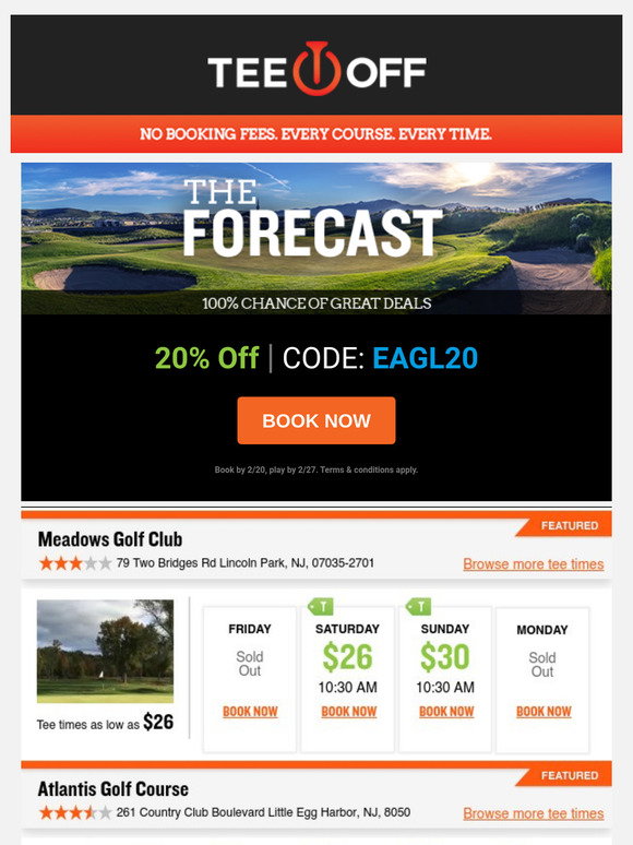 TeeOff: Step up to the tee after saving some green | Milled