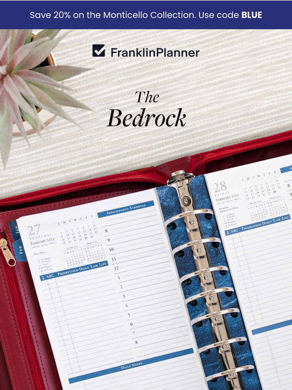 Franklin Planner: Monticello - A Planner To Match Your Ambitions | Milled