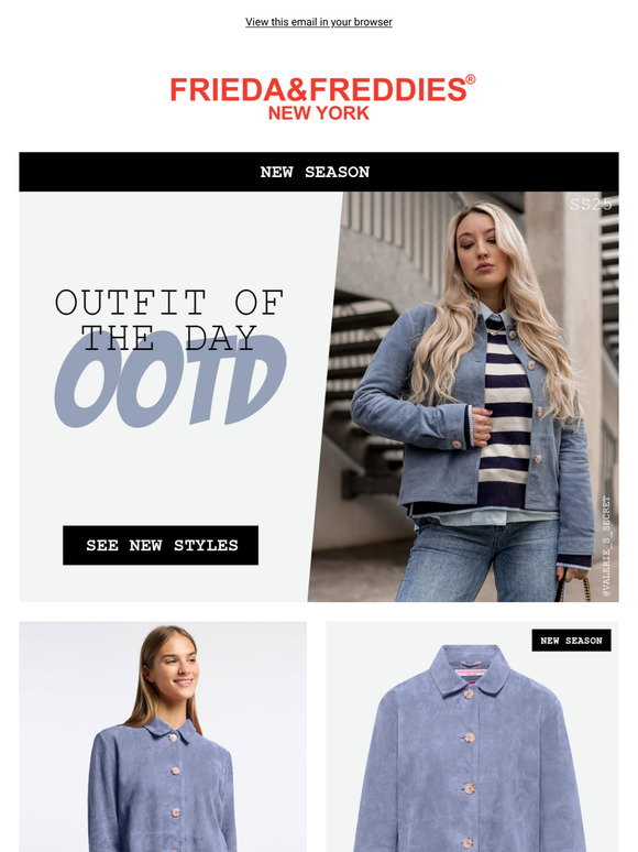 Frieda & Freddies: SS25: OOTD / NEW COLOR INDIGO BLUE 💙 | Milled