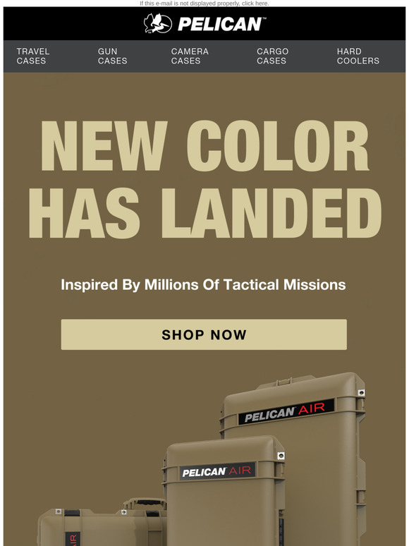 Pelican Products: Blend In. Stand Strong. Meet OCP Tan | Milled