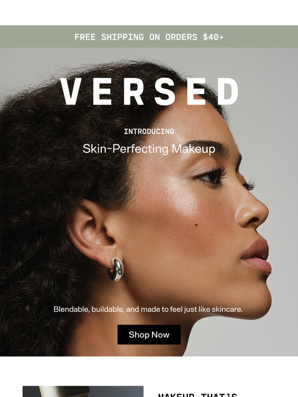 Versed: Skin-Perfecting Makeup Is Here | Milled
