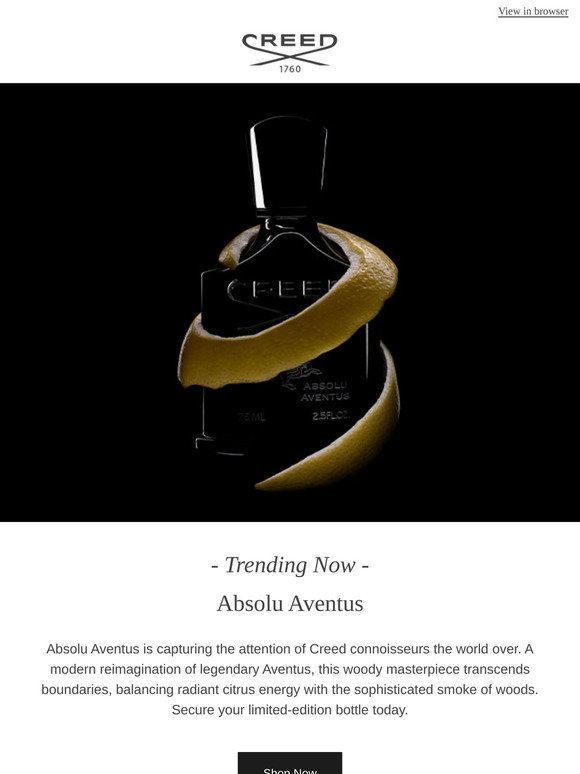 Creed: A Current Favourite Among Collectors | Milled