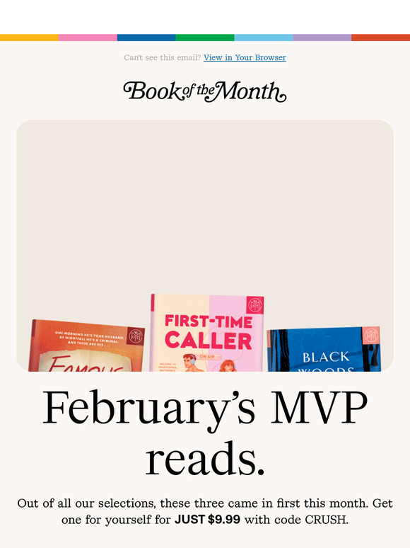 Book of the Month: Meet February’s faves. | Milled