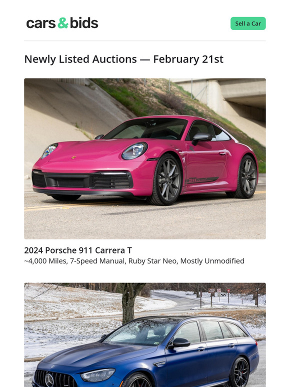 Cars & Bids: Cars & Bids Today | Milled