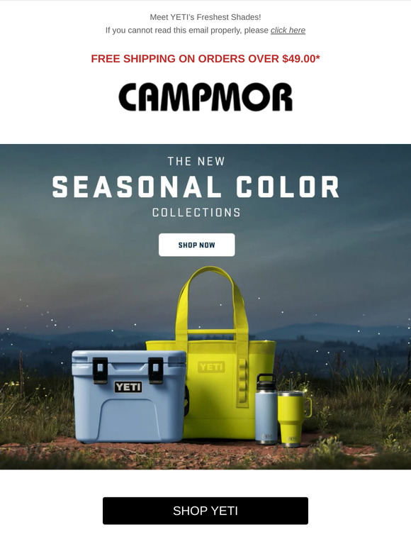 Campmor: 💥 Bold, Bright & Built Tough – YETI’s New Colors Are Here ...
