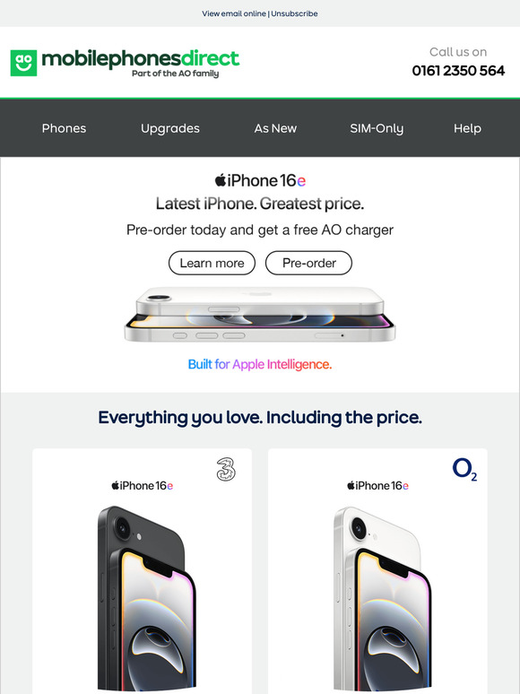 Mobile Phones Direct: iPhone 16e | Amazing. Affordable 😎 | Milled