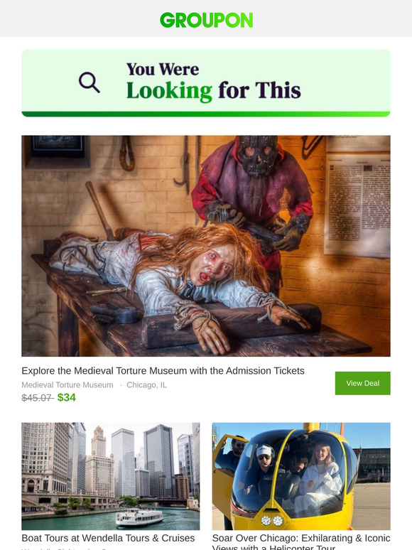 Groupon: Thinking about Sightseeing & Tours? Don't miss these! | Milled