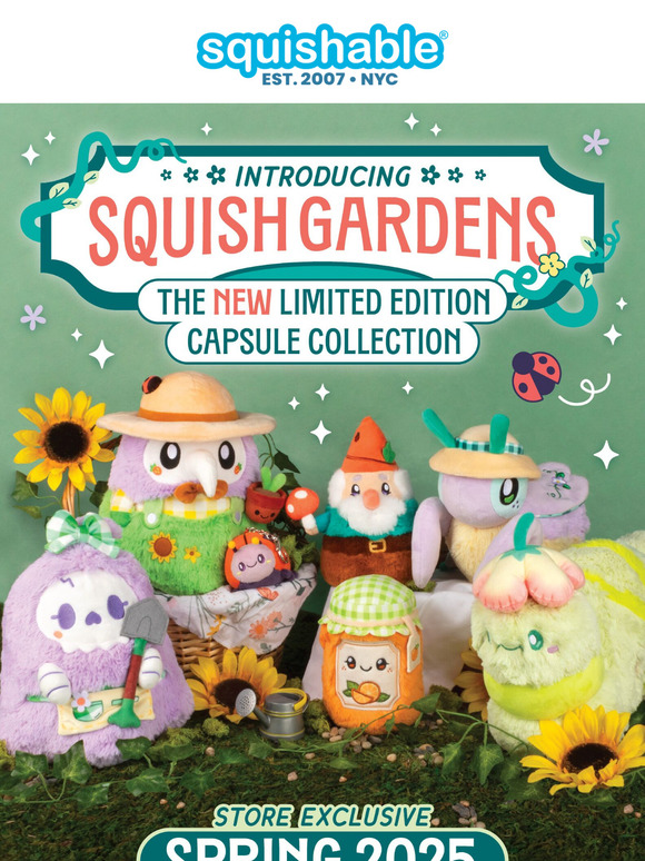 Squishable: Just dropped: The official 2025 Spring Capsule Collection! | Milled