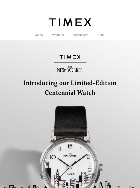 Timex: Timex | The New Yorker: Limited-Edition Centennial Watch | Milled