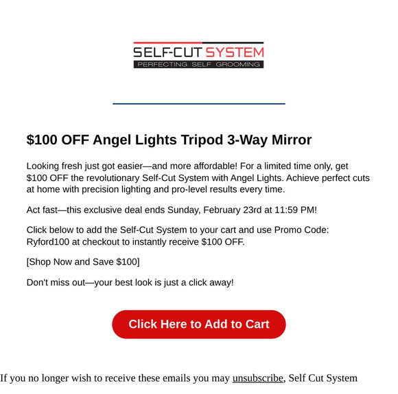 Self-Cut System: Hurry! $100 OFF Self-Cut System Angel Lights- Limited ...