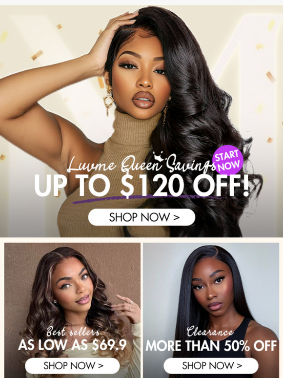 Luvme Hair: LUVME QUEEN SAVINGS START NOW💥 | Milled