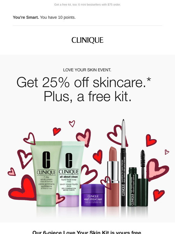 Clinique Email Newsletters: Shop Sales, Discounts, and Coupon Codes