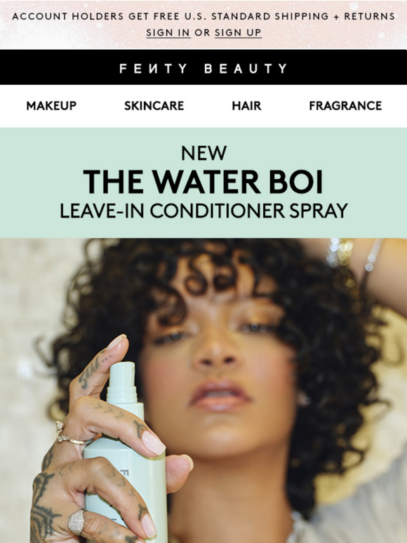 Fenty Beauty: Just dropped 💦 The Water Boi | Milled