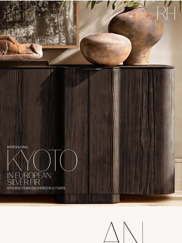 Restoration Hardware: An Homage to Japan. Introducing the Kyoto ...
