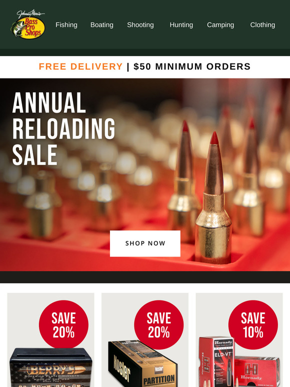 Bass Pro Shops: Your Reloading Headquarters | Milled
