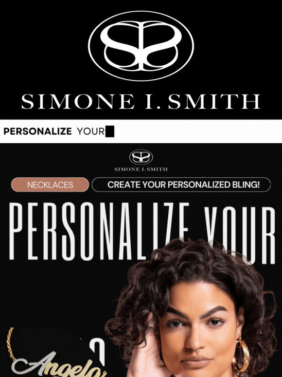 Simone I. Smith: Customize Your Bling! Custom Nameplates, Available Now ...