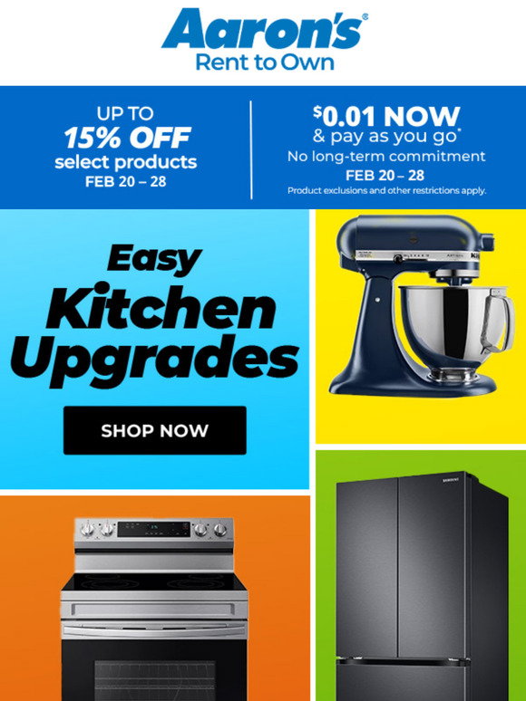 Aaron's: Your kitchen’s missing ingredient 👨‍🍳 | Milled