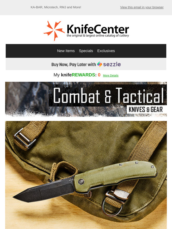 KnifeCenter: Legendary Tactical Knife Designs + Combat Essentials | Milled