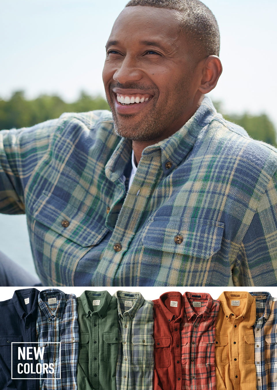 L.L.Bean: NEW Colors Just Dropped: 1912 Field Flannel Shirt | Milled