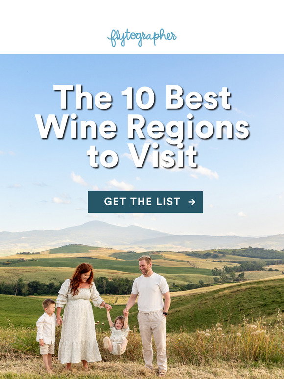 Flytographer: The 10 best wine regions to visit 🍷🌎 | Milled