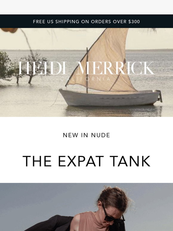 Heidi Merrick: The Expat Tank is New in Nude | Milled