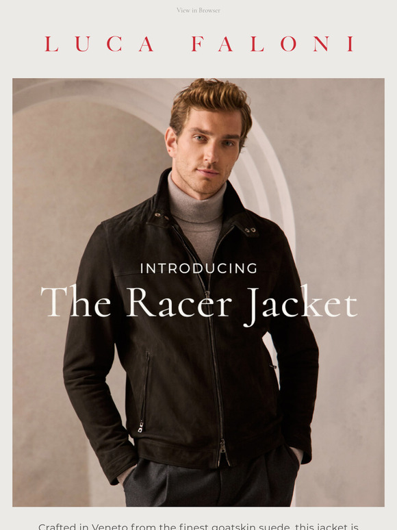 Luca Faloni: Introducing the Racer Leather Jacket | Milled