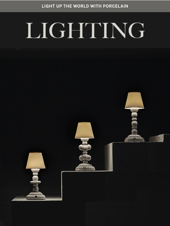 Lladró: Discover the art of lighting in porcelain | Milled