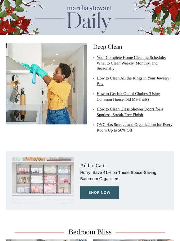 Martha Stewart: Your Complete Home Cleaning Schedule | Milled