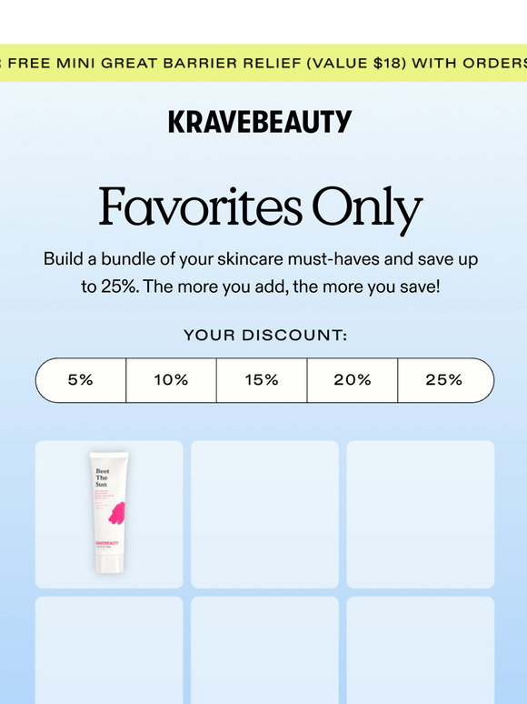 Krave Beauty: Build a Bundle, Save up to 25% | Milled