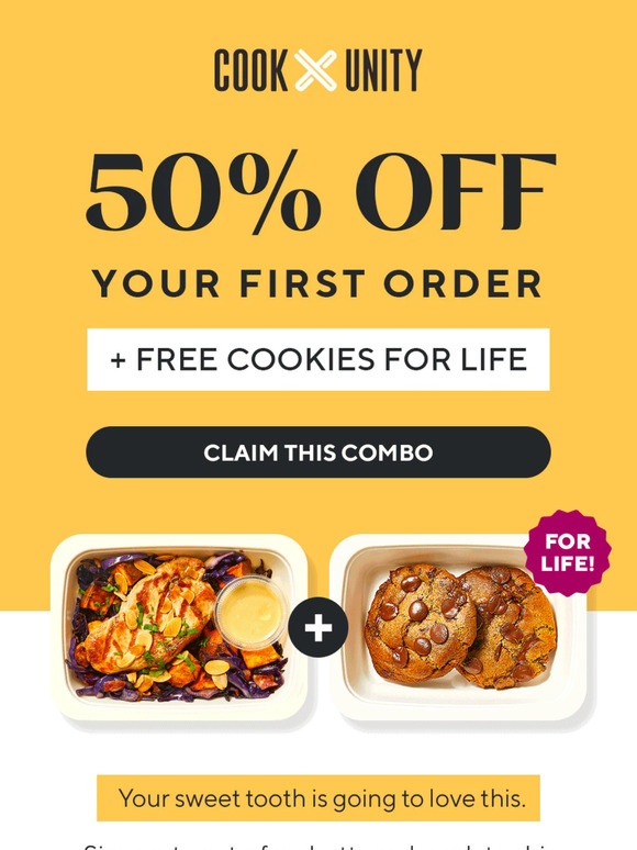 Cook Unity: A lifetime of free cookies? Yes, please! 🍪 | Milled