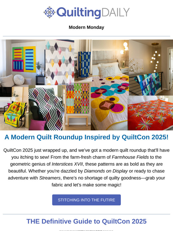 Fons & Porter: Modern Mondays: Patterns to Inspire Your Next Creation ...