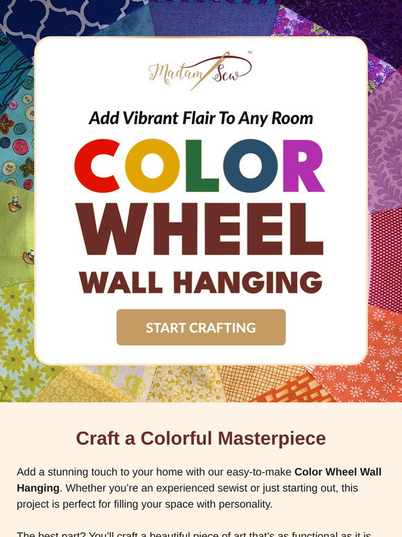 Madam Sew: Craft a Colorful Masterpiece for Your Home | Milled