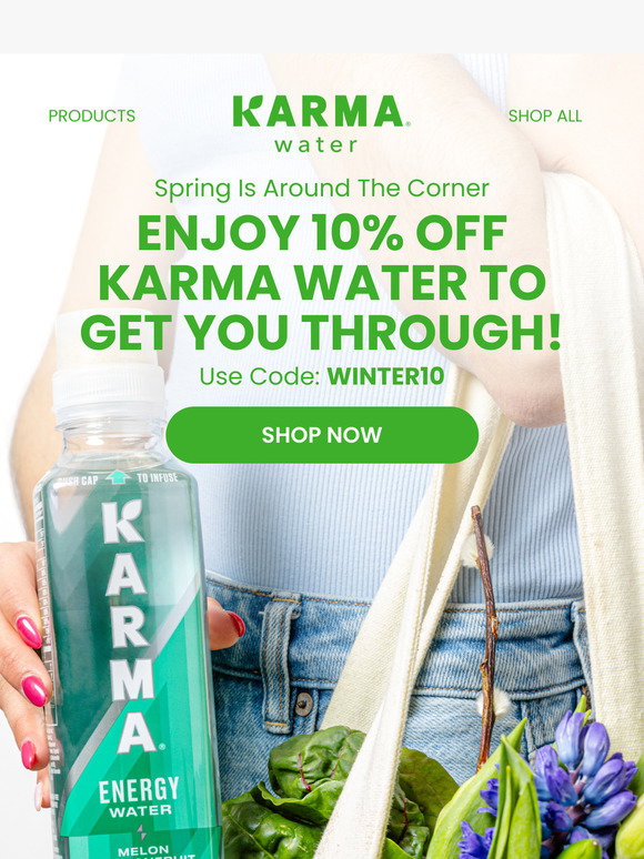 Karma Water: Last Call for Winter Savings on Karma Water! ️ | Milled