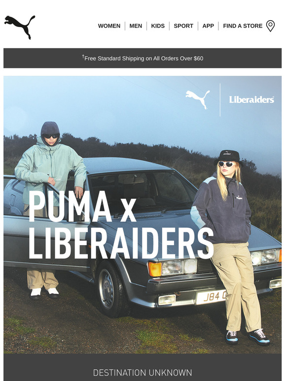 Puma: PUMA x LIBERAIDERS: Destination Unknown | Milled