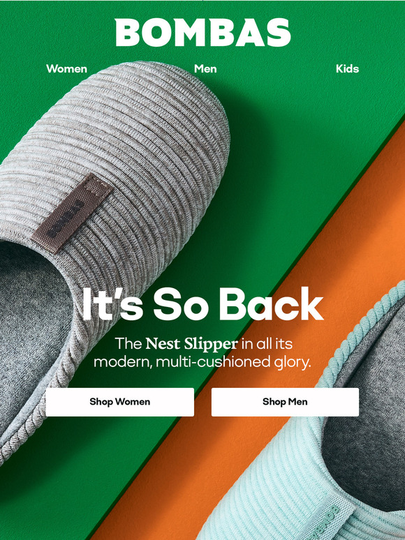 Bombas: The Nest Slipper Restock Is Finally Here | Milled