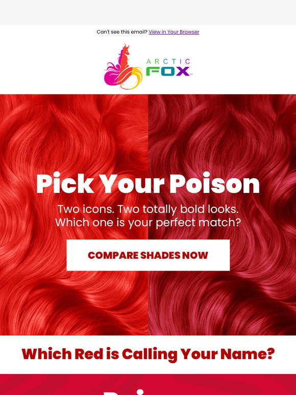 Arctic Fox: Pick Your Perfect Red: | Milled