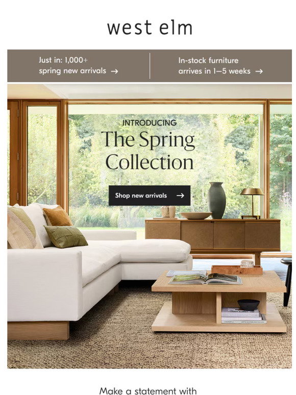 West Elm: Meet the Spring Collection | Milled