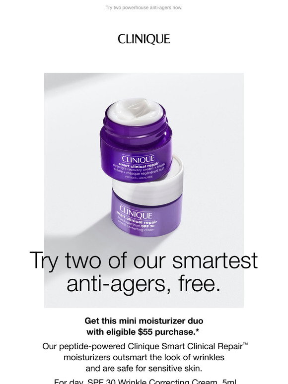 Clinique Email Newsletters: Shop Sales, Discounts, and Coupon Codes