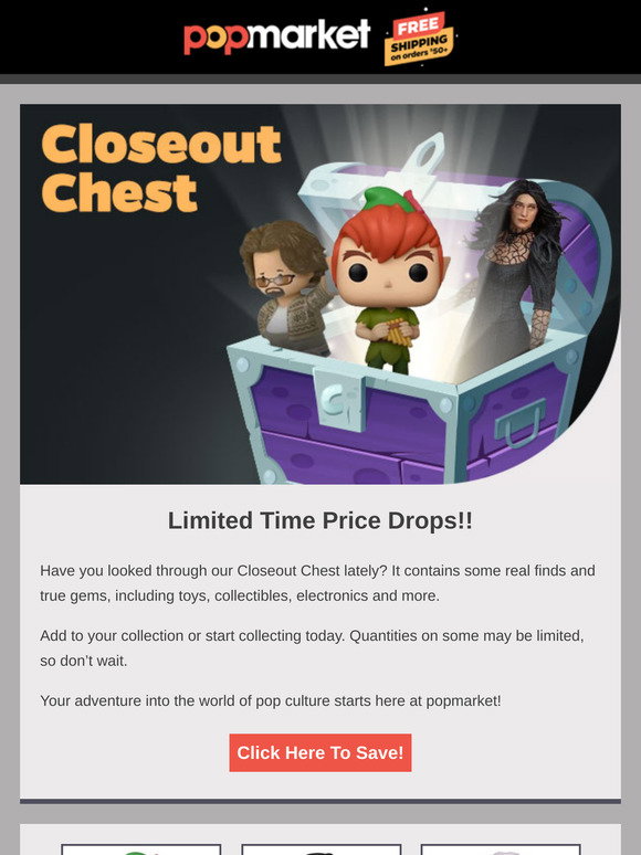 Pop Market: Treasure Everywhere ⭐ Closeout Chest is Full of Limited ...