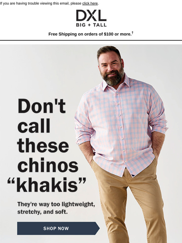 Destination XL: Our New Chinos Are Coming For Your Jeans. | Milled