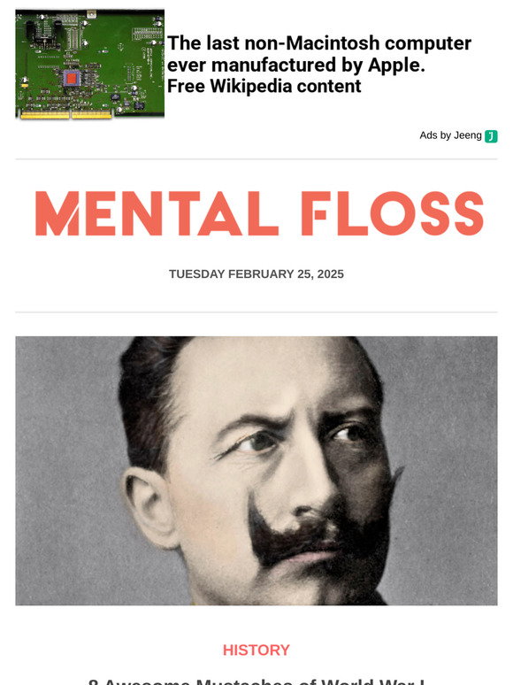 Mental Floss: 8 Awesome Mustaches of World War I | Milled