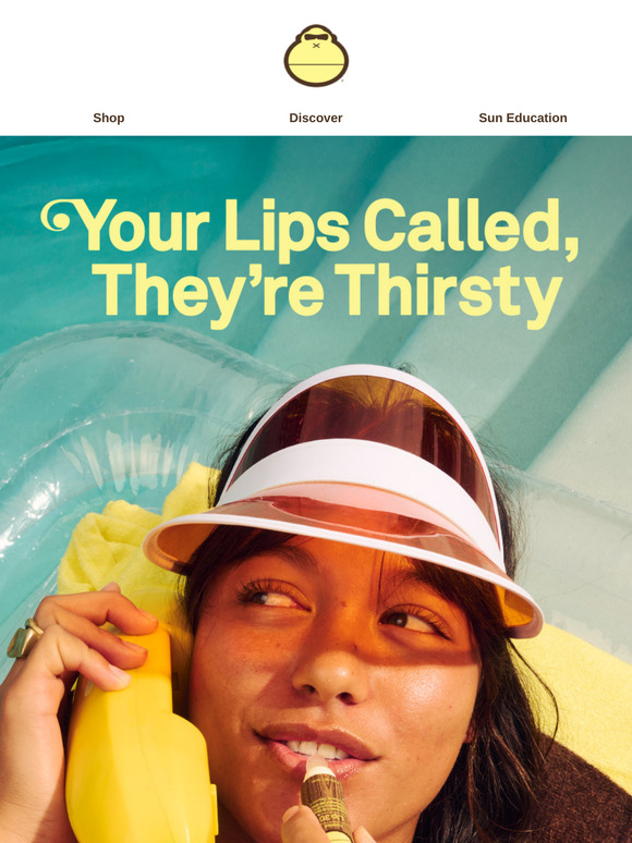 Sun Bum: Incoming call: lip service | Milled