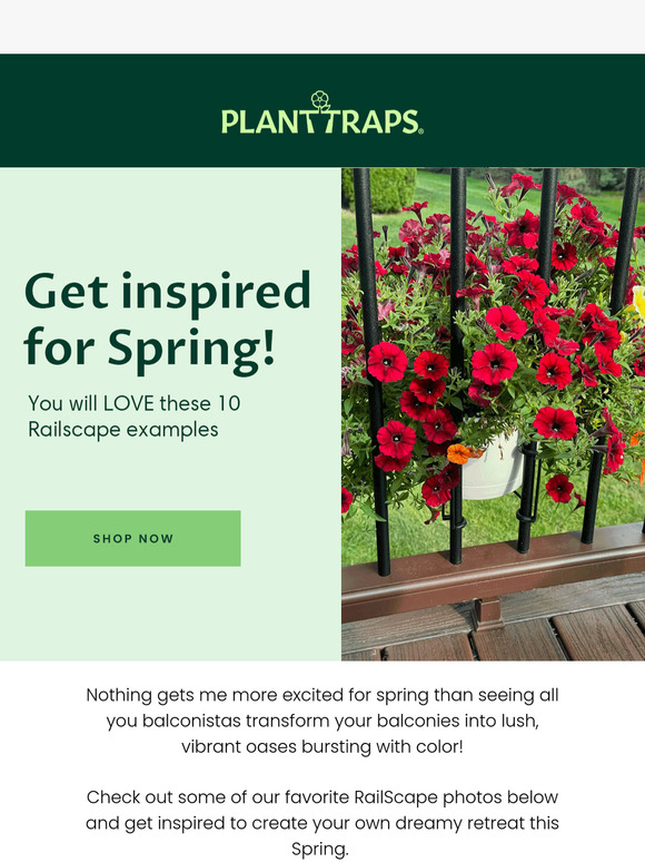 Plant Traps: You will LOVE these 10 Spring Railscape examples! 🌺 | Milled