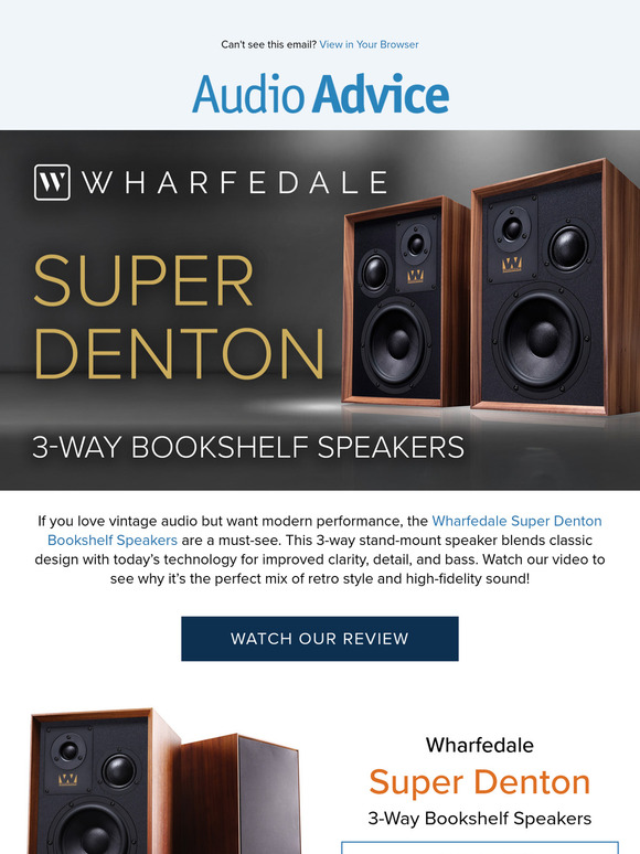 Audio Advice: 🔈Wharfedale Super Denton 3-way Bookshelf Speakers Review ...