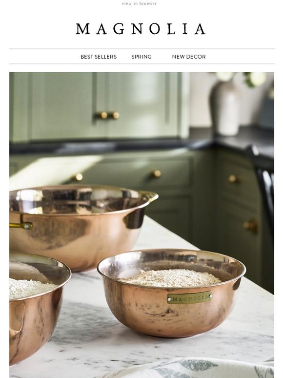 Magnolia Email Newsletters: Shop Sales, Discounts, and Coupon Codes