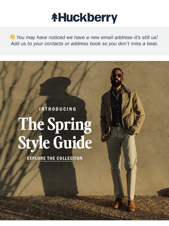 Huckberry: Our Spring Style Guide Is Here | Milled